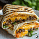 Gegrillte Cheeseburger Wraps – Das Beste Rezept für deinen Grillabend - Garden Crafter